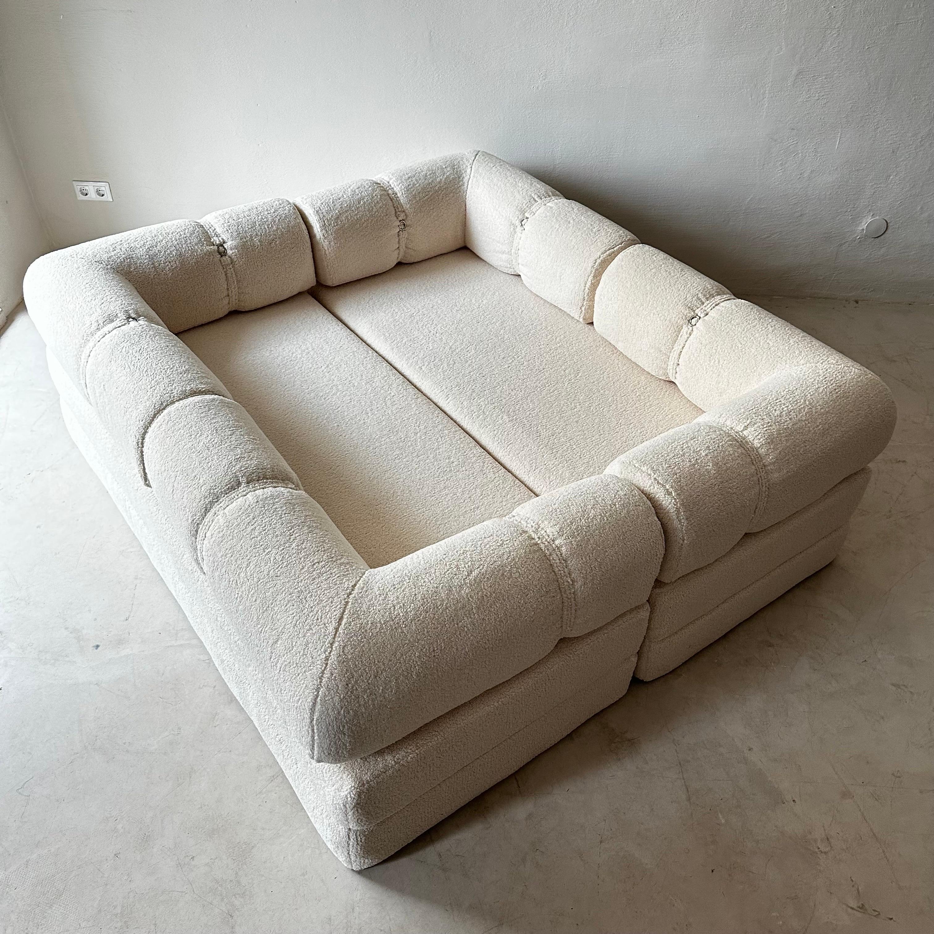 Mario Bellini Style Sofa's Daybeds Two Pieces Available, Italy, 1970s ...