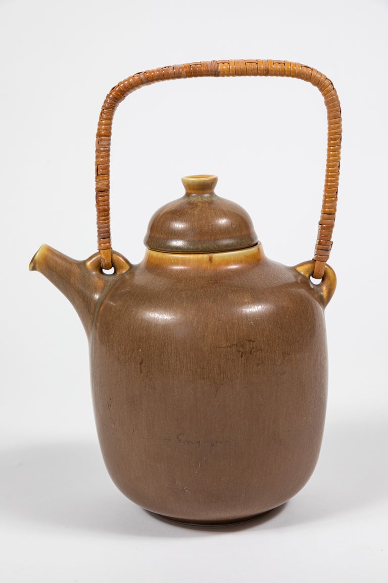 Midcentury "Palshus" Ceramic Teapot, Denmark at 1stDibs