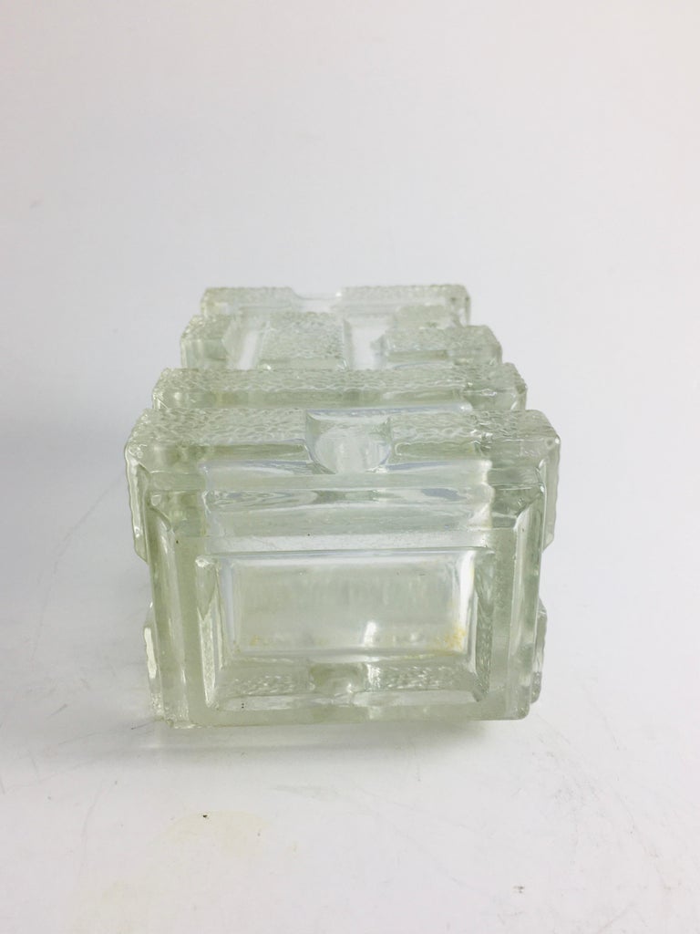 Mid-Century Panelák Decor Glass Vase Designed by Jiří Ze, 1960s For ...