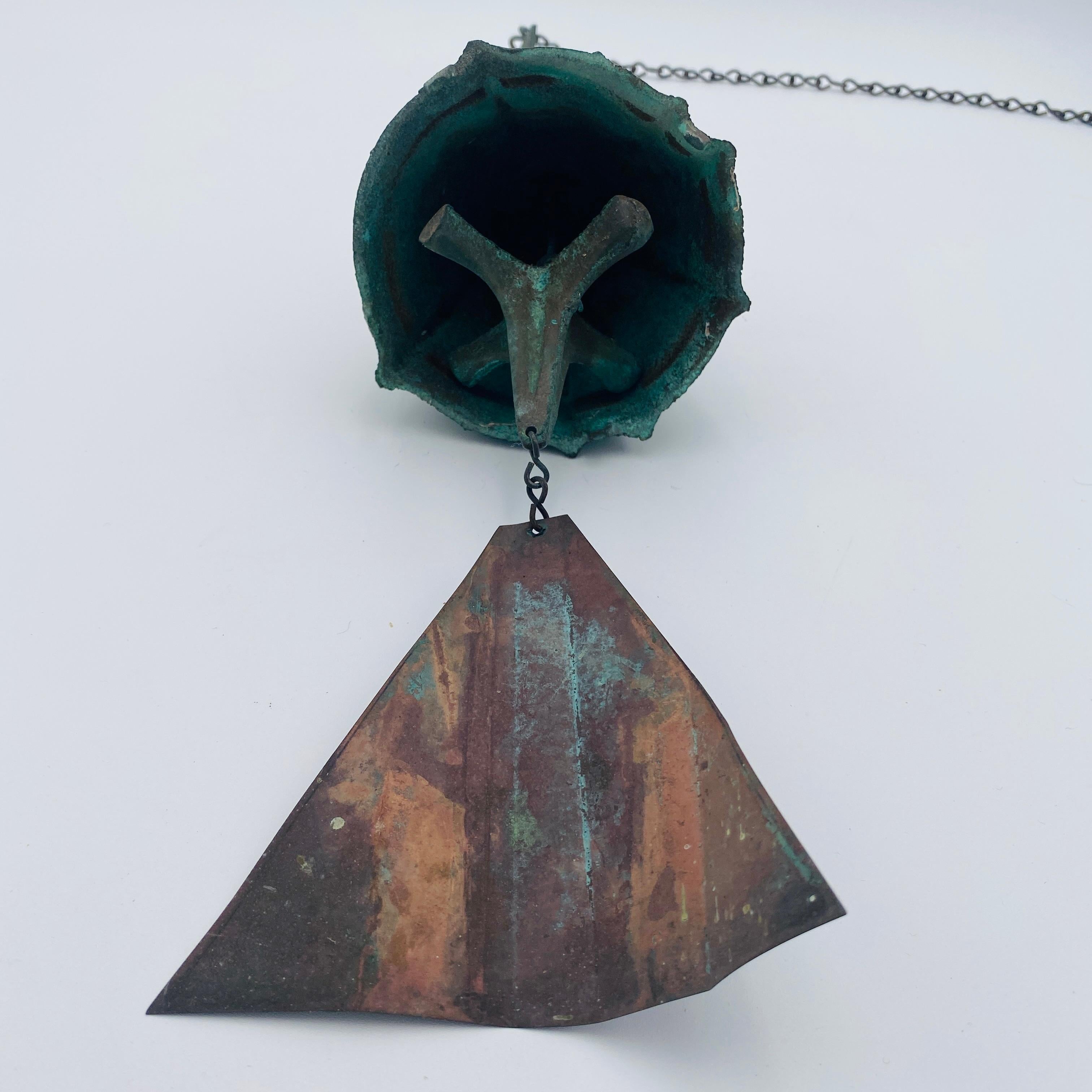 Mid Century Paolo Soleri Bronze Wind Bell 1960s For Sale at 1stDibs