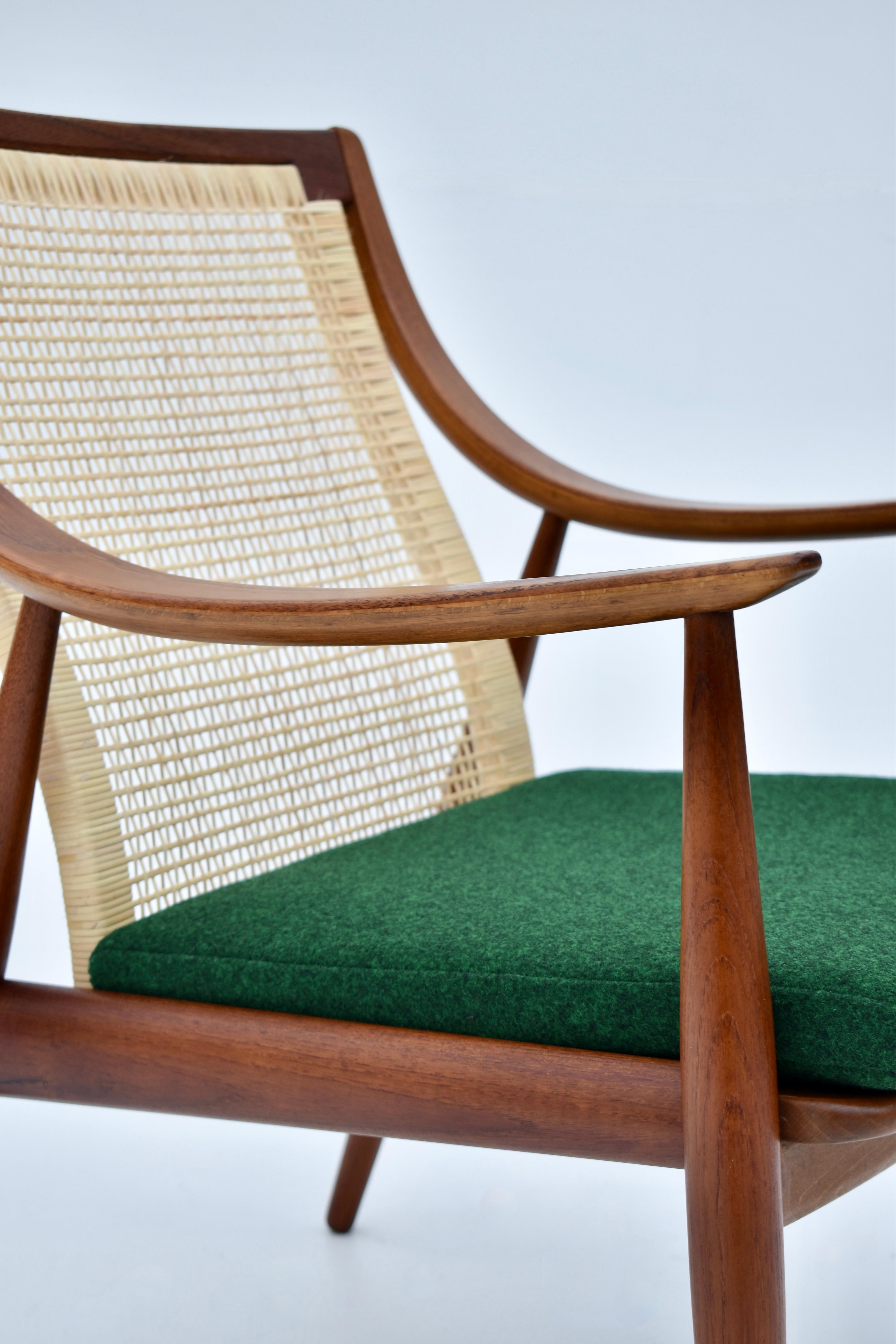 Mid Century Peter Hvidt and Orla Molgaard Nielsen Model 147 Teak and ...
