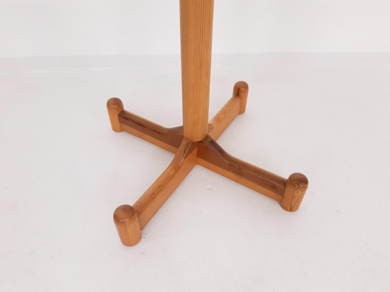 Midcentury Pinewood Coatrack, Sweden, 1970s at 1stDibs
