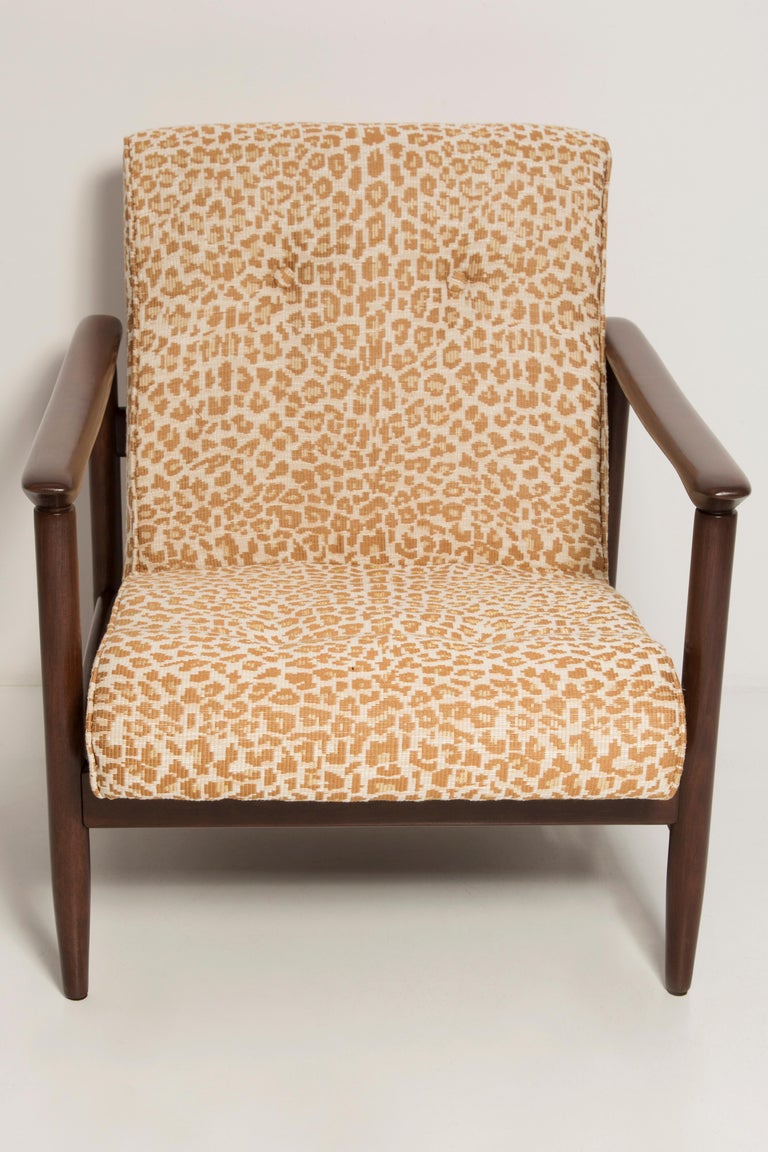 Mid-Century Pixel Leopard Armchair, GFM 142, Edmund Homa, Europe, 1960s ...