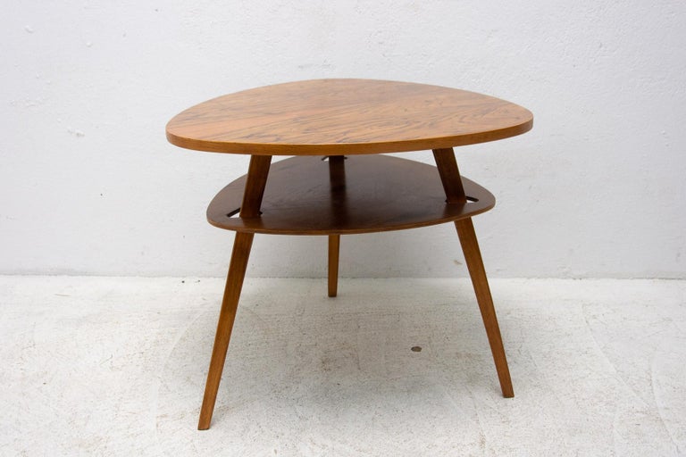 Mid-Century Plectrum Shaped Coffee Table, Czechoslovakia, 1960's For ...