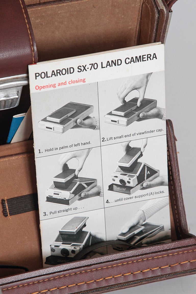 Midcentury Polaroid SX-70 Land Camera, with Original Case and ...