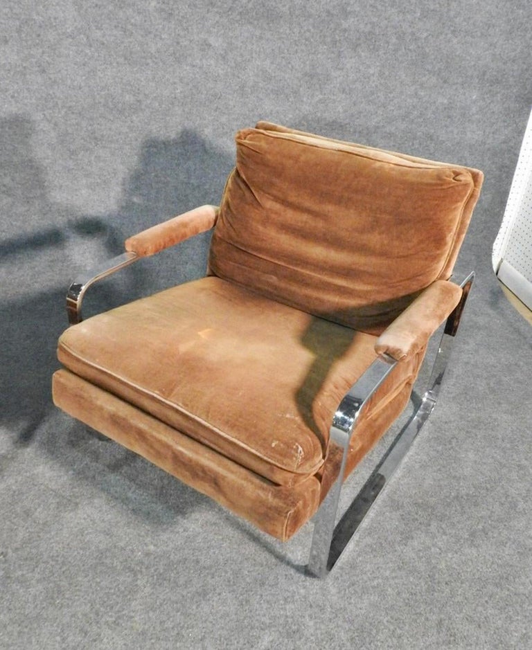 Midcentury Polished Chrome Chairs For Sale at 1stDibs