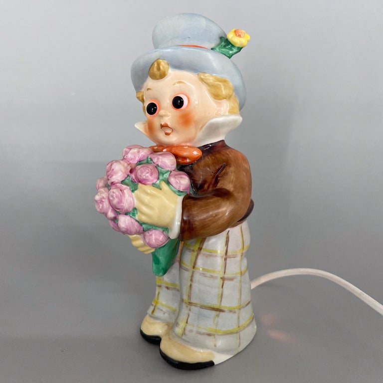 Midcentury Porcelain Table Lamp by Goebel, Germany, 1960s For Sale at ...