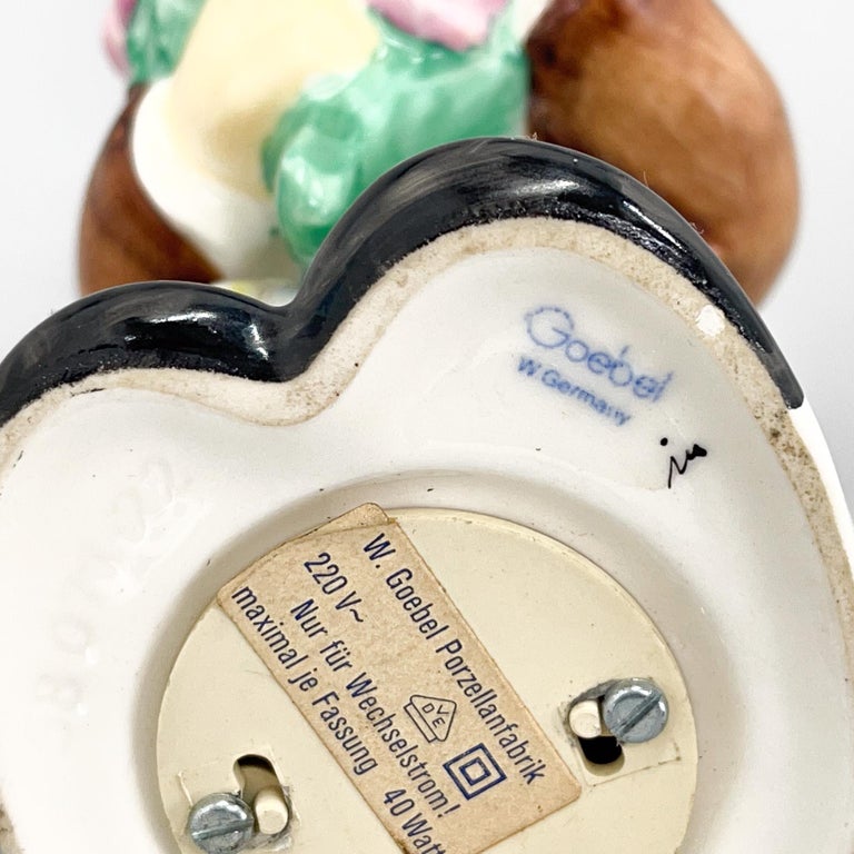 Midcentury Porcelain Table Lamp by Goebel, Germany, 1960s For Sale at ...