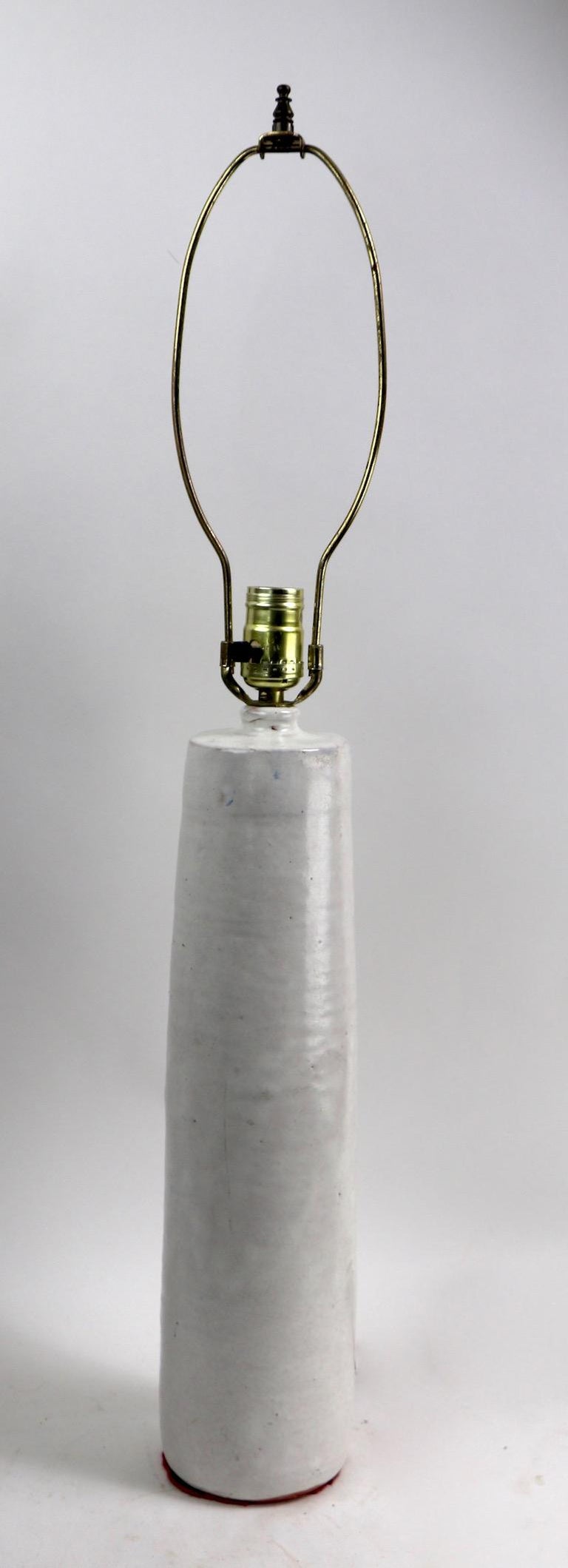 Mid Century Pottery Lamp by Cole Pottery North Carolina at 1stDibs ...