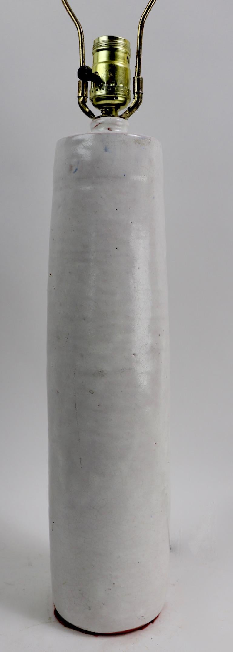 Mid Century Pottery Lamp by Cole Pottery North Carolina at 1stDibs ...