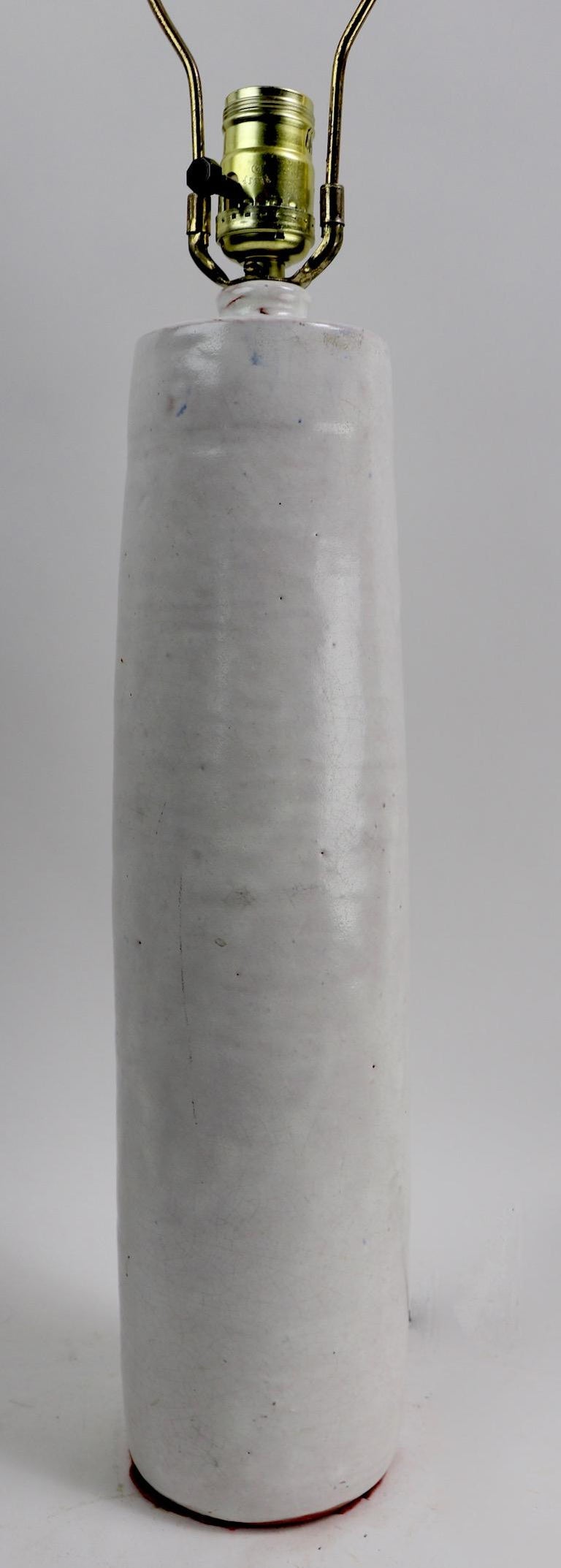 Mid Century Pottery Lamp by Cole Pottery North Carolina at 1stDibs ...