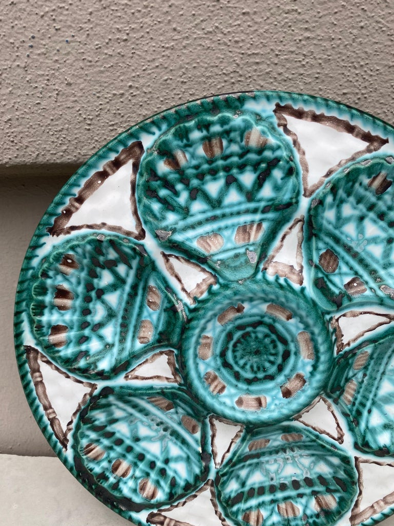 Mid-Century Rare Ceramic Oyster Plate Robert Picault Vallauris For Sale ...