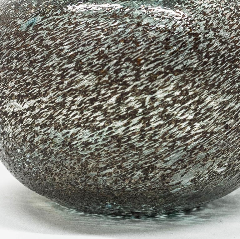 Midcentury Rare Norwegian Glass Vase by Arne Lindaas at 1stDibs
