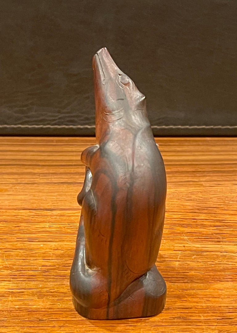 Mid-Century Rat / Rodent Carving / Sculpture in Rosewood For Sale at ...