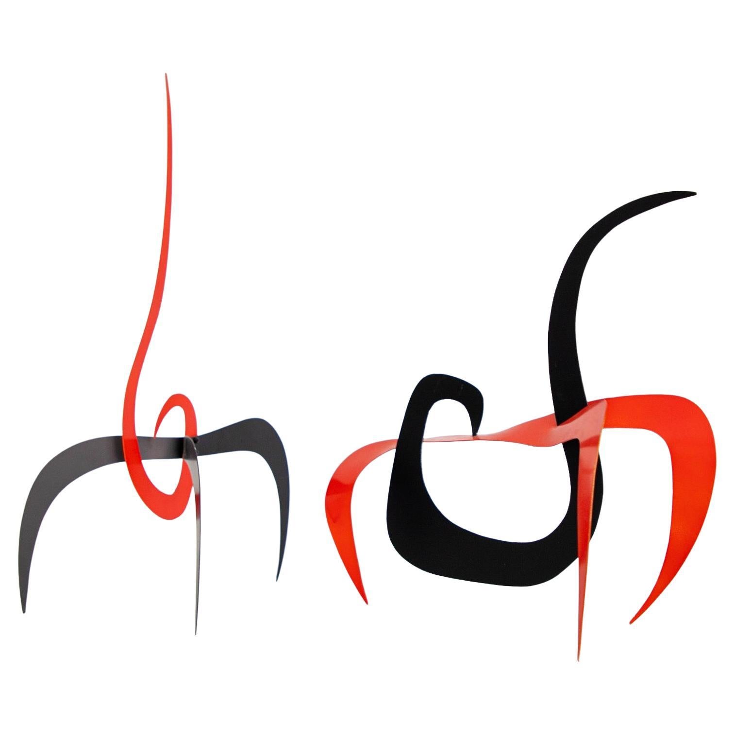 Vintage Metal Alexander Calder Style Mobile at 1stDibs