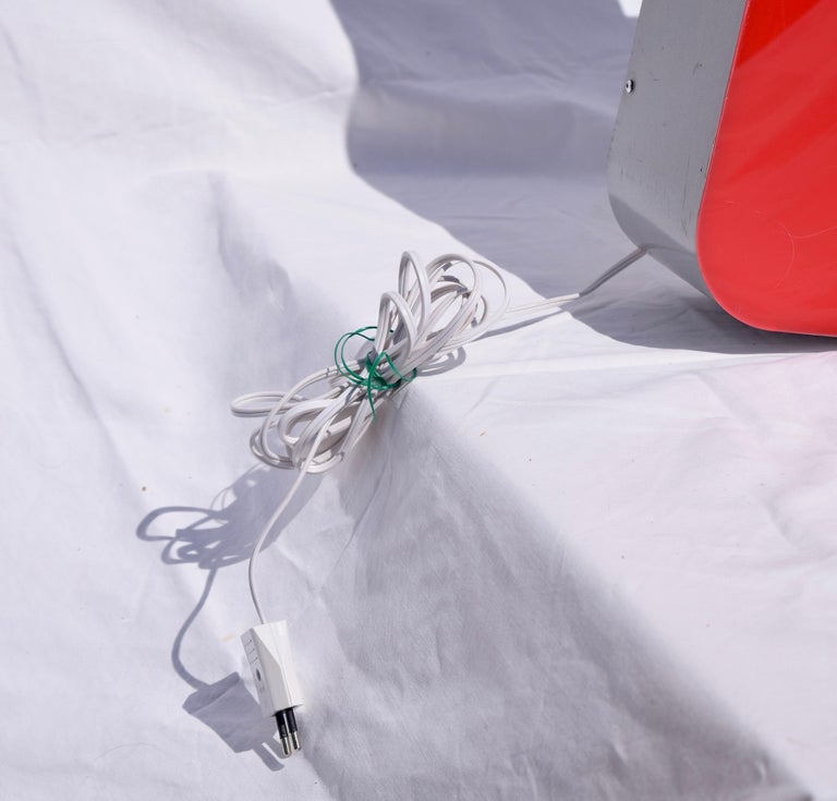 Mid-century Red Neon Acrylic Led "P" Letter Advertisement Light For ...