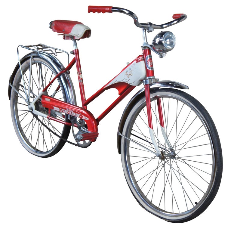 Mid Century Red Retro Westfield Mfg Columbia Fire Arrow Bicycle Bike ...