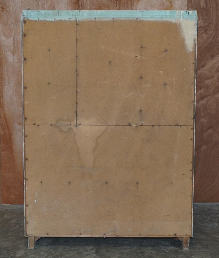 Mid Century Retro circa 1950's Duck Egg Blue Kitchen Larder Cupboard or ...