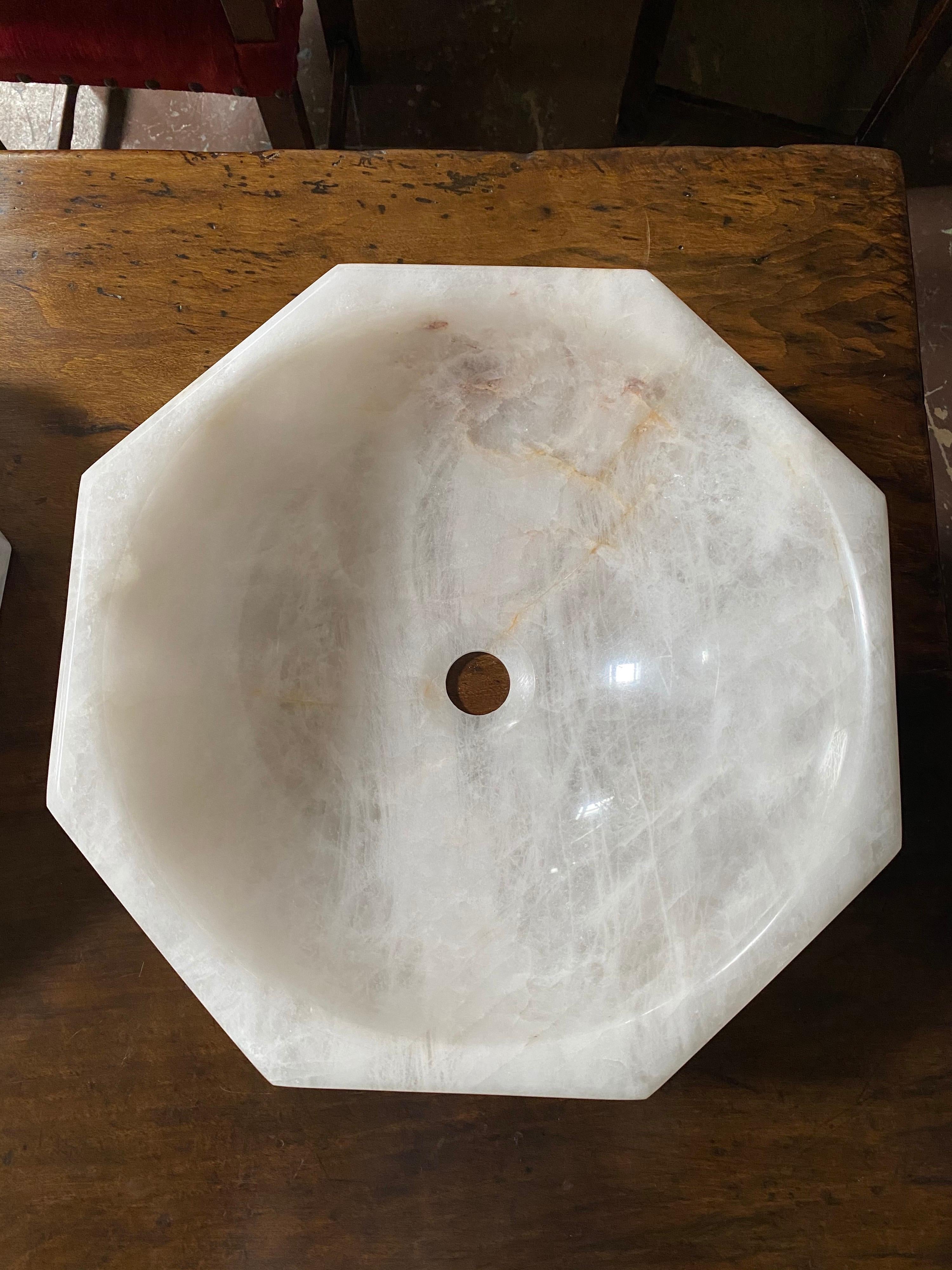 Midcentury Rock Crystal Sink at 1stDibs
