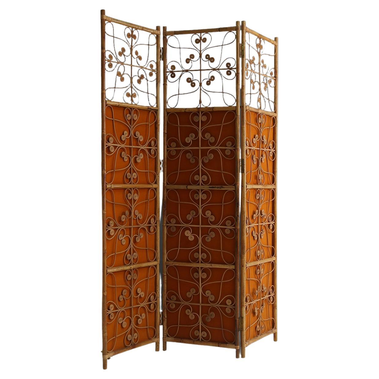 Colourful Mid-Century Modern Italian Partition Wall or Room Divider For ...