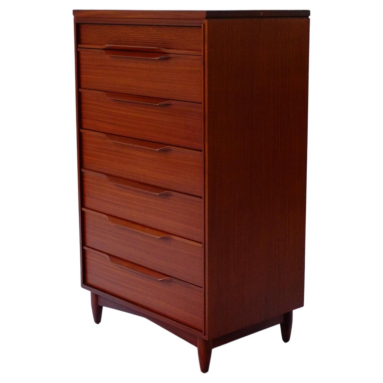 Mid Century Chest of Drawers by Arthur Edwards, English C1960 at 1stDibs
