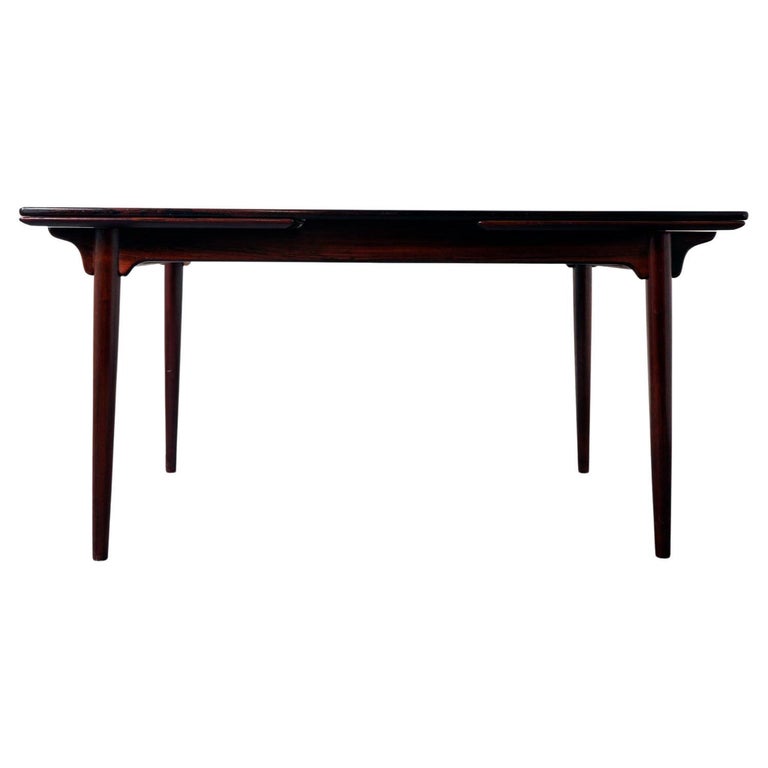 Mid-Century Rosewood Dining Table Model 54 by Omann Jun For Sale at 1stDibs