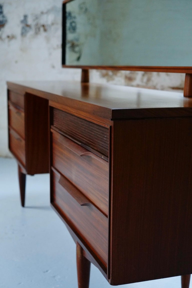 Mid Century Rosewood Dressing Table and Stool by Arthur Edwards ...