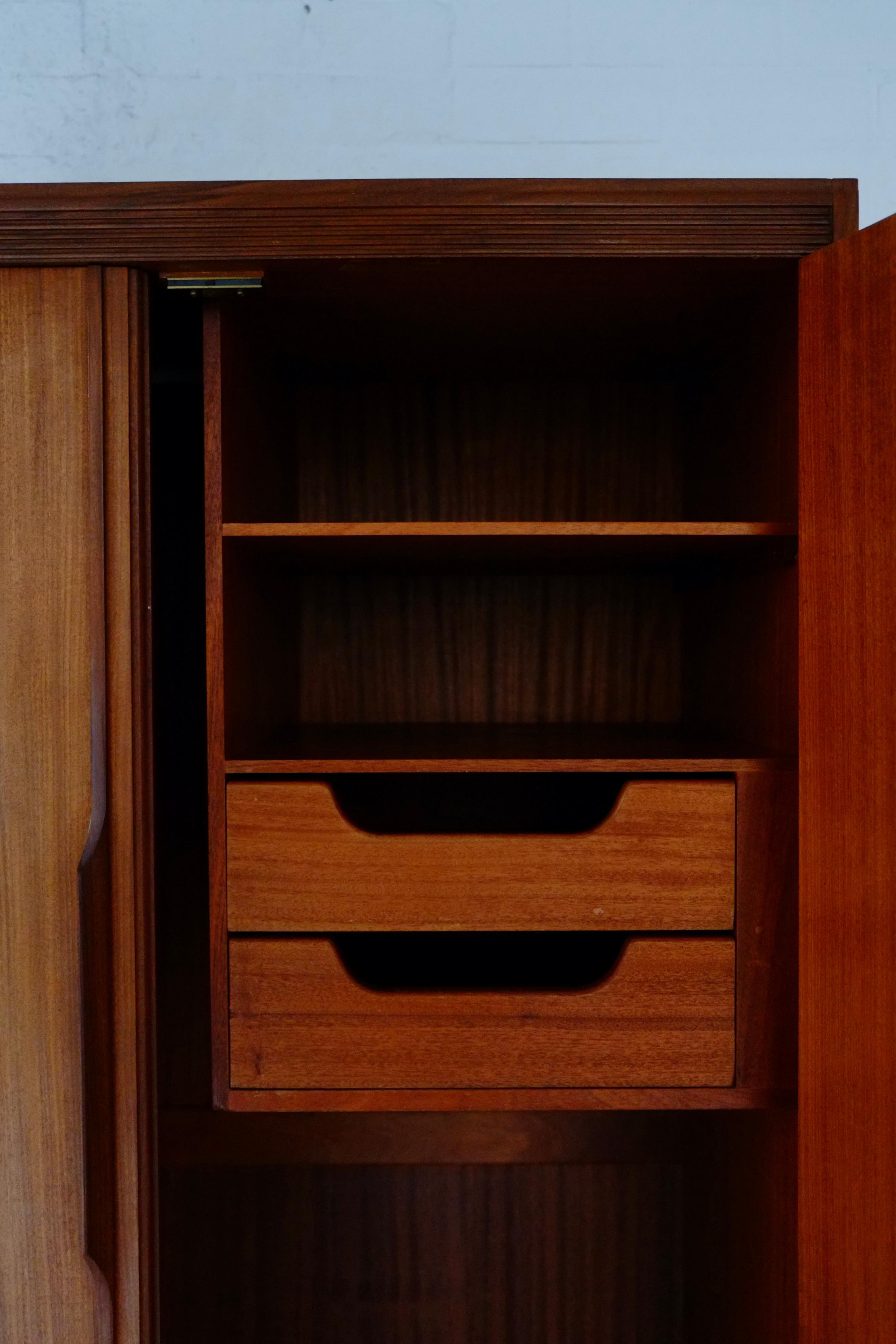 Mid Century Fitted Wardrobe by Arthur Edwards, C1960 at 1stDibs