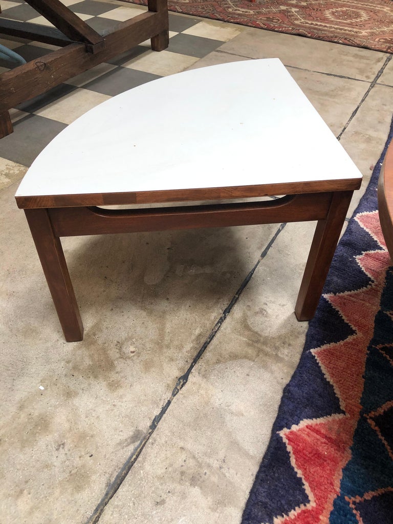 Midcentury Round Lane Coffee Table at 1stDibs | lane coffee table round ...