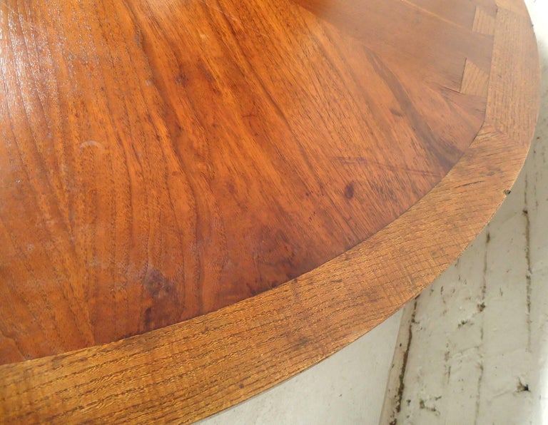 Midcentury Round Lane Coffee Table For Sale at 1stDibs | lane round ...