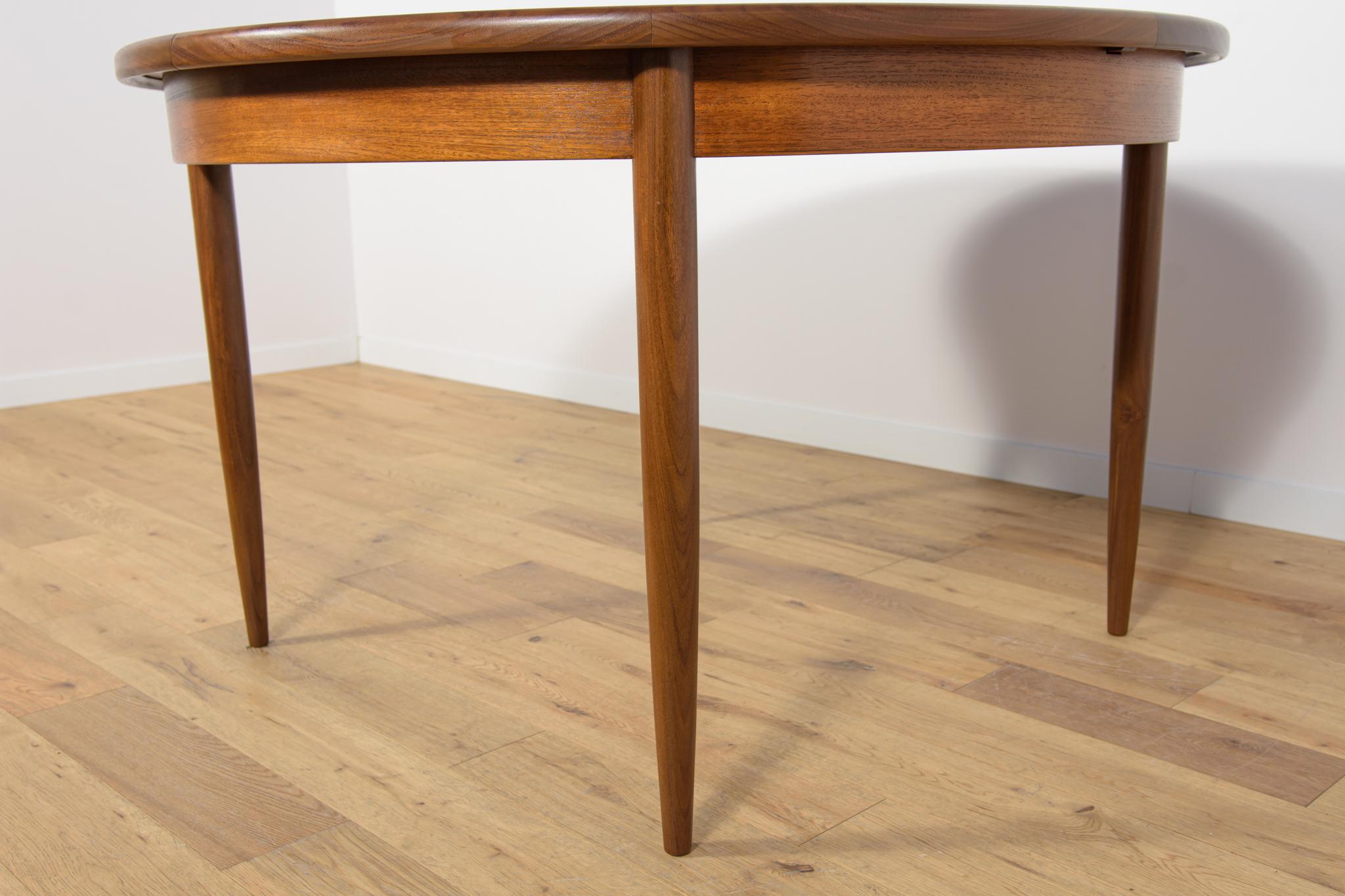 Mid-Century Round Teak Fresco Dining Table from G-Plan, United Kingdom ...