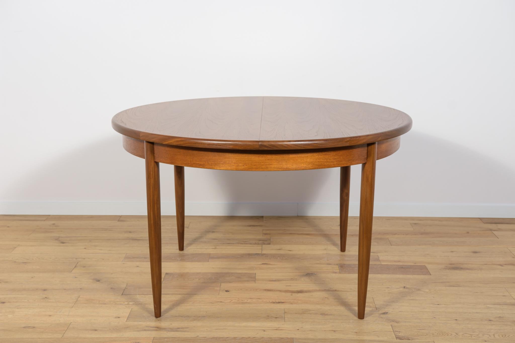 Mid-Century Round Teak Fresco Dining Table from G-Plan, United Kingdom ...