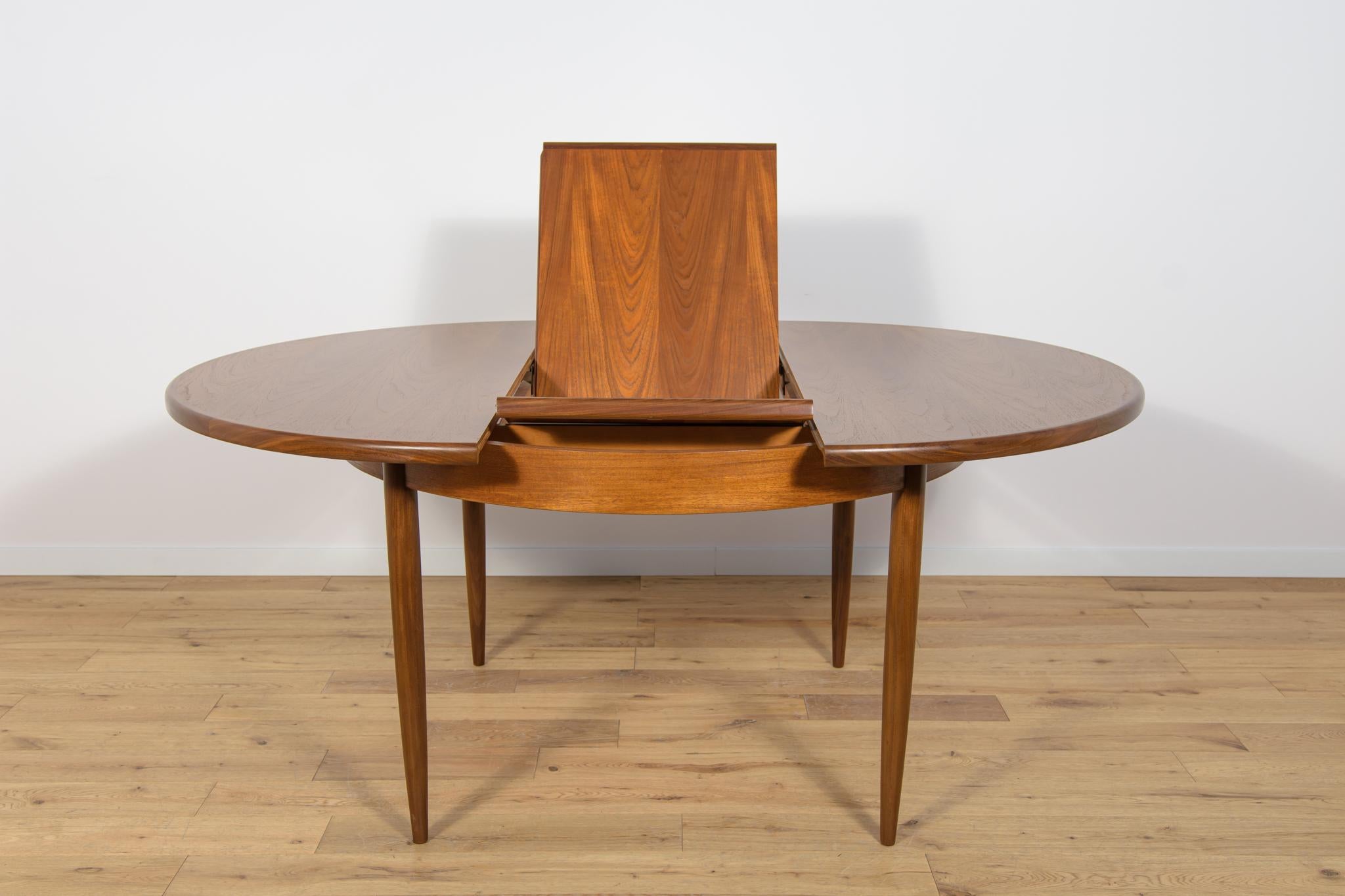 Mid-Century Round Teak Fresco Dining Table from G-Plan, United Kingdom ...