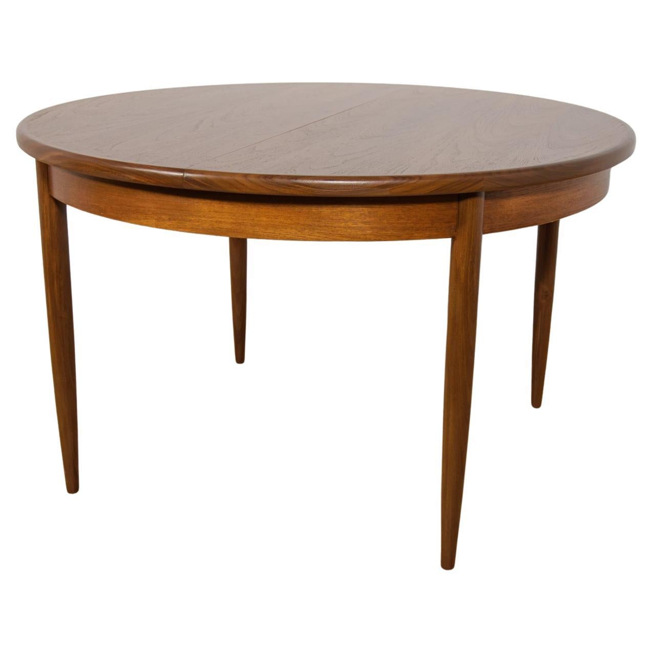 Mid-Century Round Teak Fresco Dining Table from G-Plan, United Kingdom ...