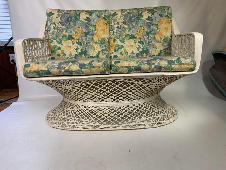 Midcentury Russell Woodard Spun Fiberglass Couch For Sale at 1stDibs ...