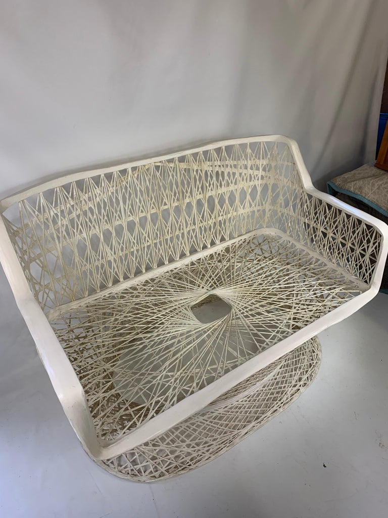 Midcentury Russell Woodard Spun Fiberglass Couch For Sale at 1stDibs ...