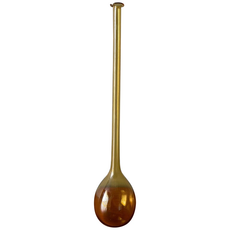 Mid Century Scandinavian Art Glass Vase At 1stdibs