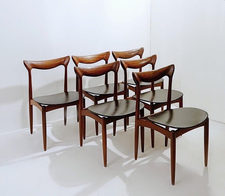 Mid-Century Scandinavian Chairs by H.W Klein for Bramin Mobler, Danish ...