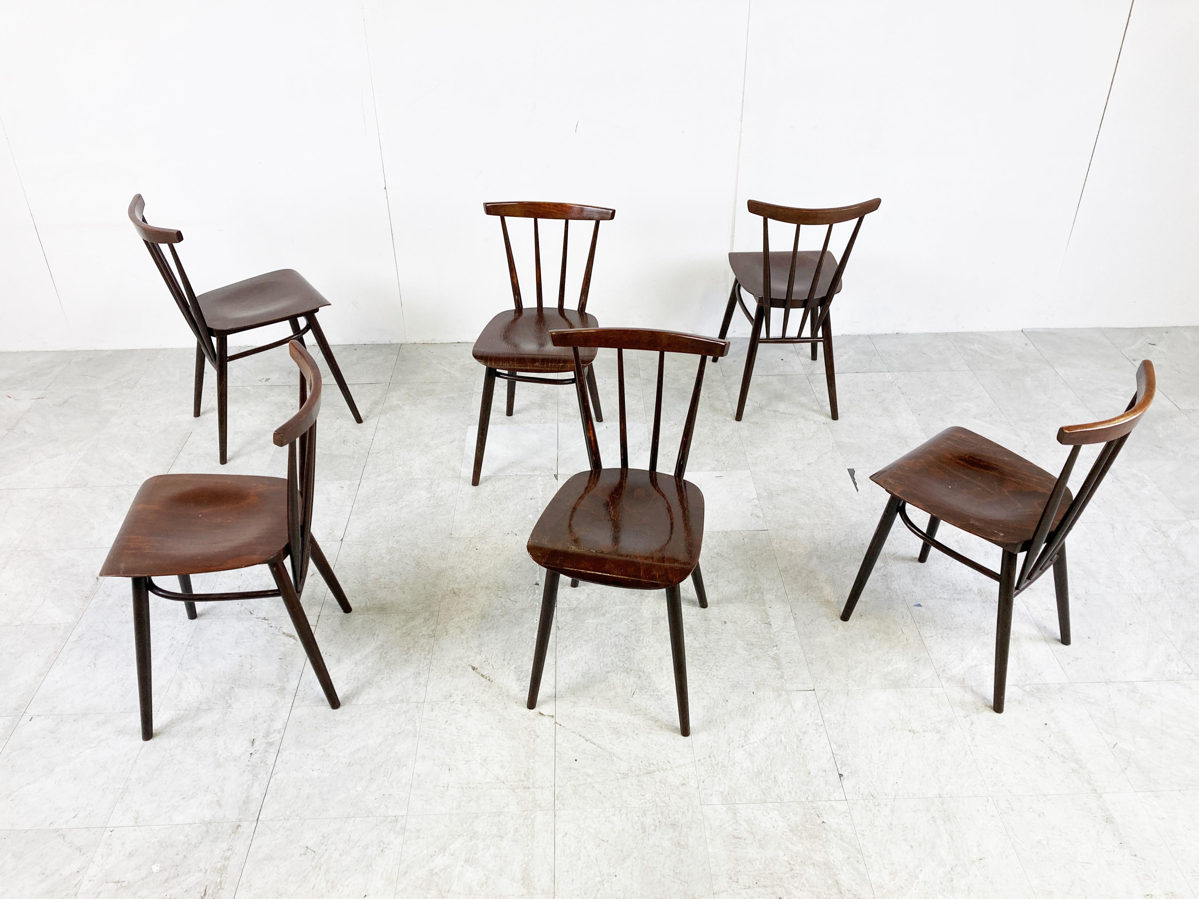 Midcentury Scandinavian Dining Chairs, 1960s For Sale at 1stDibs