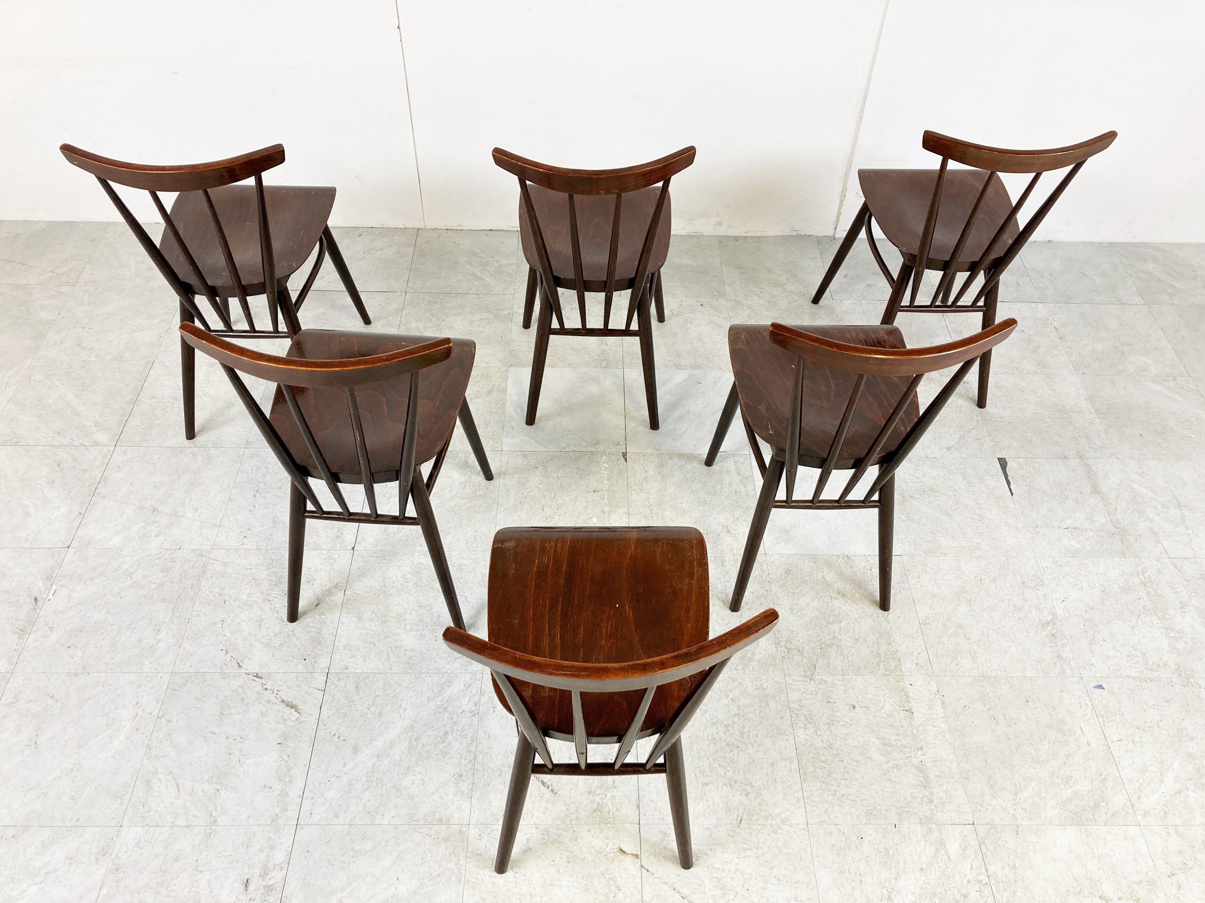Midcentury Scandinavian Dining Chairs, 1960s For Sale at 1stDibs
