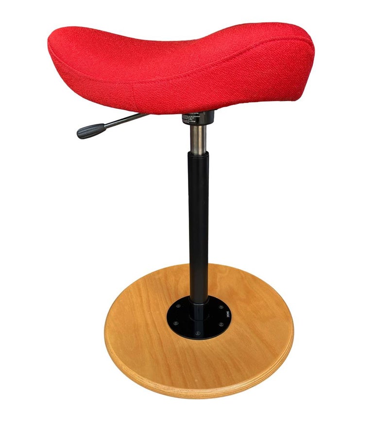 Mid Century Scandinavian Modern Adjustable Counter Stool or Bar Stool ...