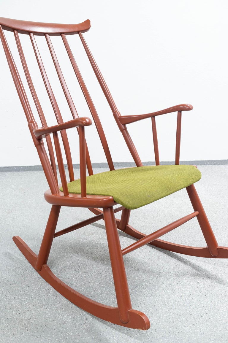 Midcentury Scandinavian "Sørlandsstolen" Rocking Chair Produced by ...