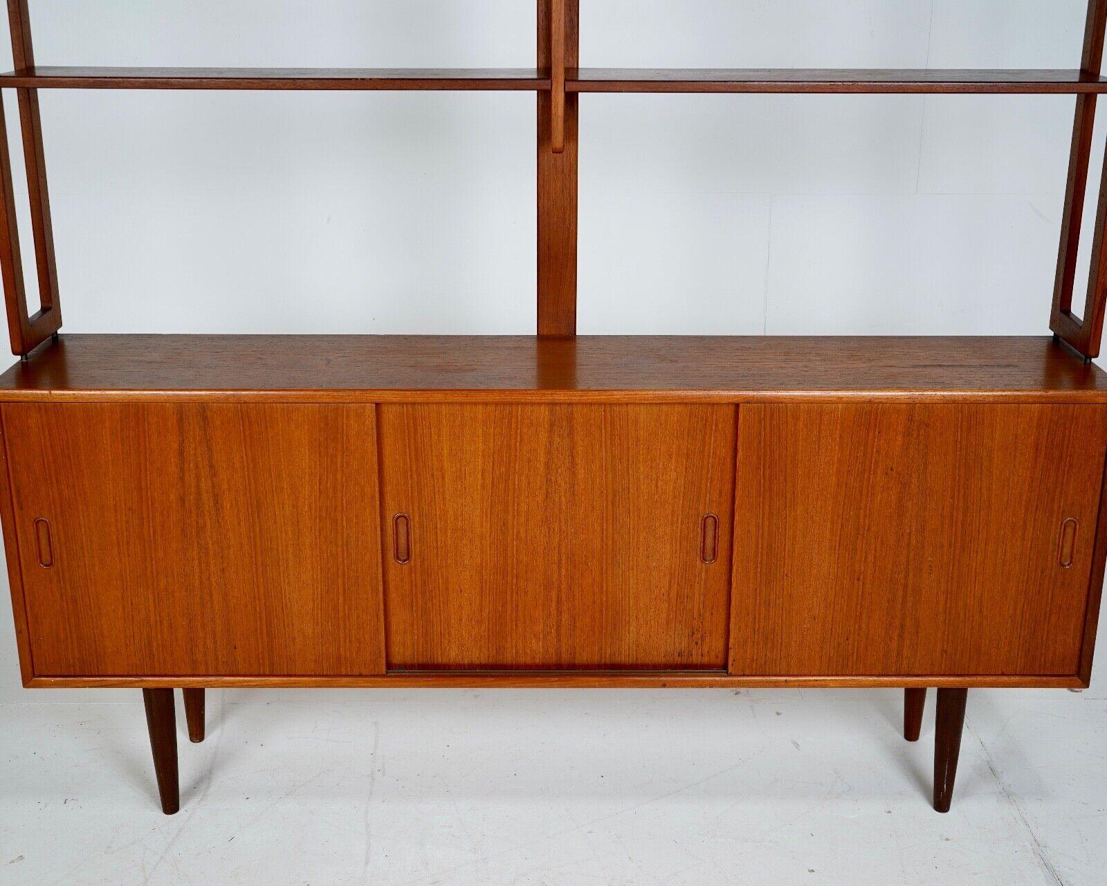 Mid Century Scandinavian Teak Sideboard Shelving Unit Stowaway London ...