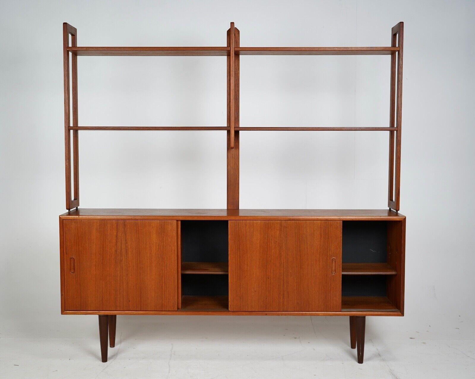 Mid Century Scandinavian Teak Sideboard Shelving Unit Stowaway London ...