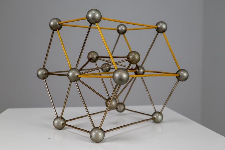 Mid-Century Scientific Crystal Molecular Model at 1stDibs