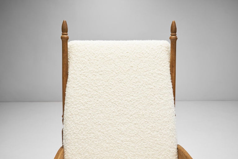 Mid-Century Sculpted Castle Chairs, Europe Ca 1960s For Sale at 1stDibs ...