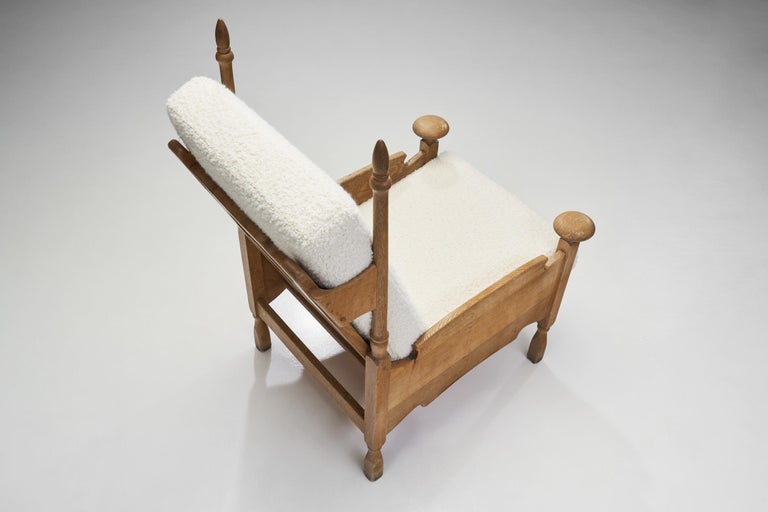 Mid-Century Sculpted Castle Chairs, Europe Ca 1960s For Sale at 1stDibs ...