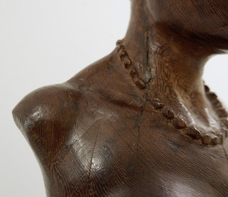Mid Century Sculpture African Bust in Wenge, Congo, 1960s For Sale at ...