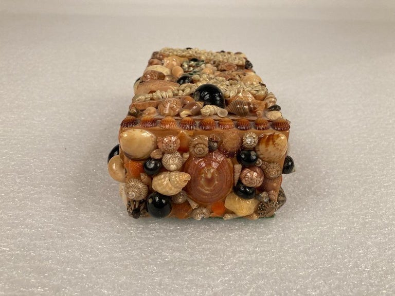 Mid Century Sea Shell Trinket Box at 1stDibs