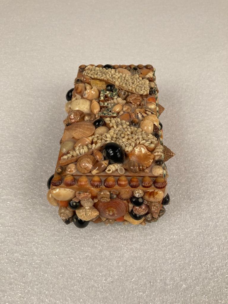 Mid Century Sea Shell Trinket Box at 1stDibs
